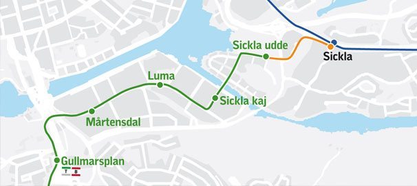 Tvärbanan kommer till Sickla station - Branschaktuellt®