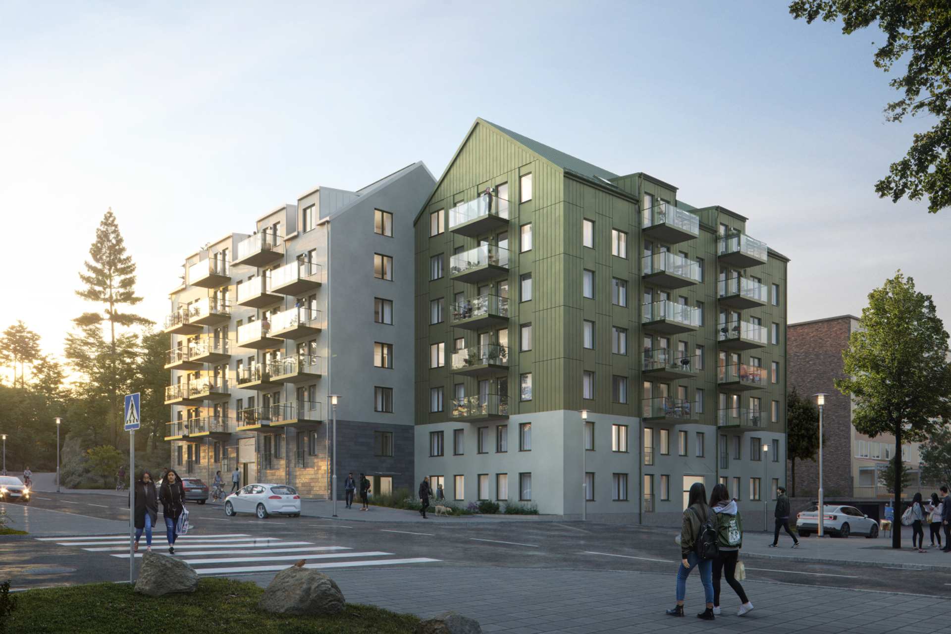 Stena Fastigheter bygger 170 bostäder i Fisksätra