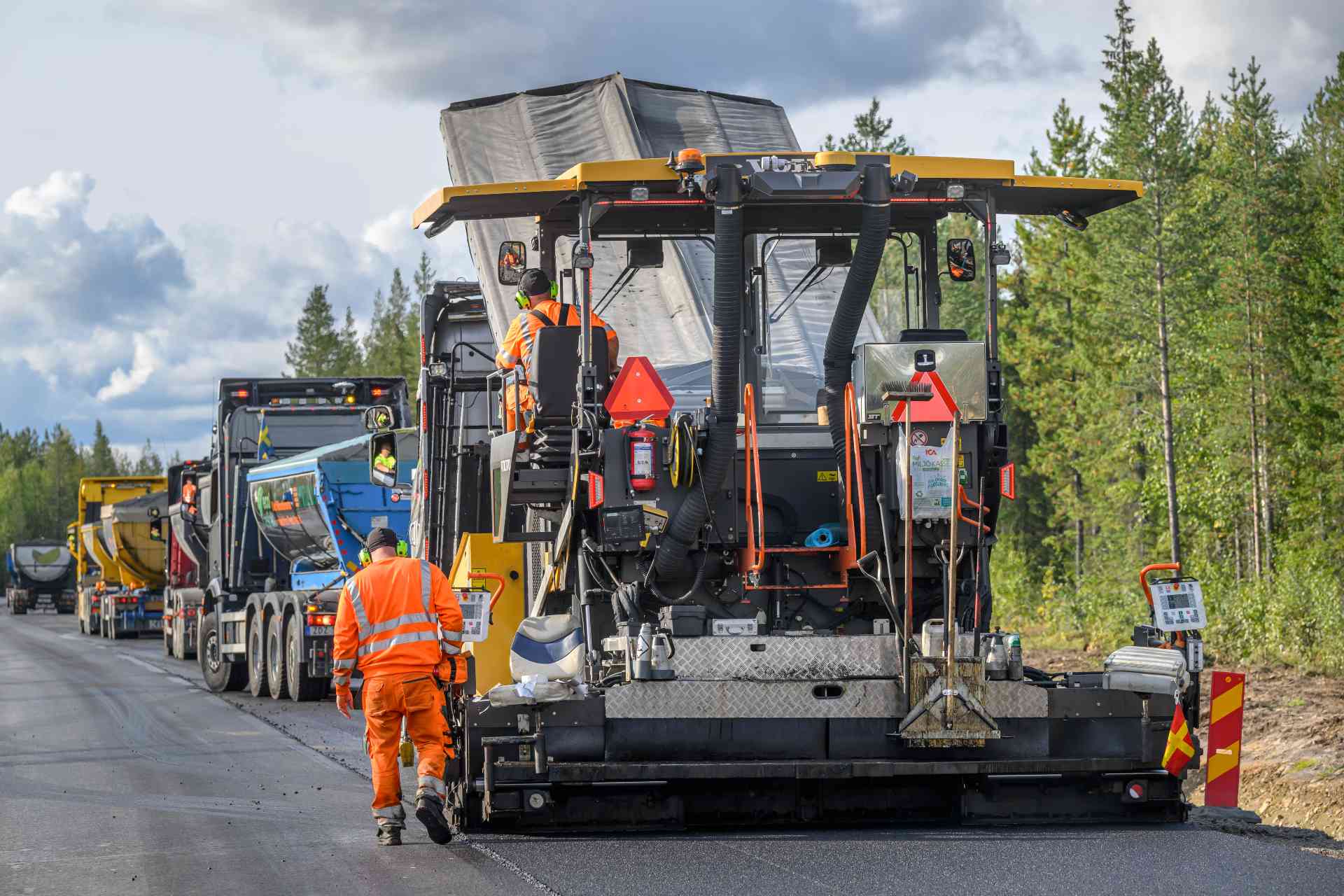 Peab Asfalt förstärker transportväg i Norrbotten - Branschaktuellt®