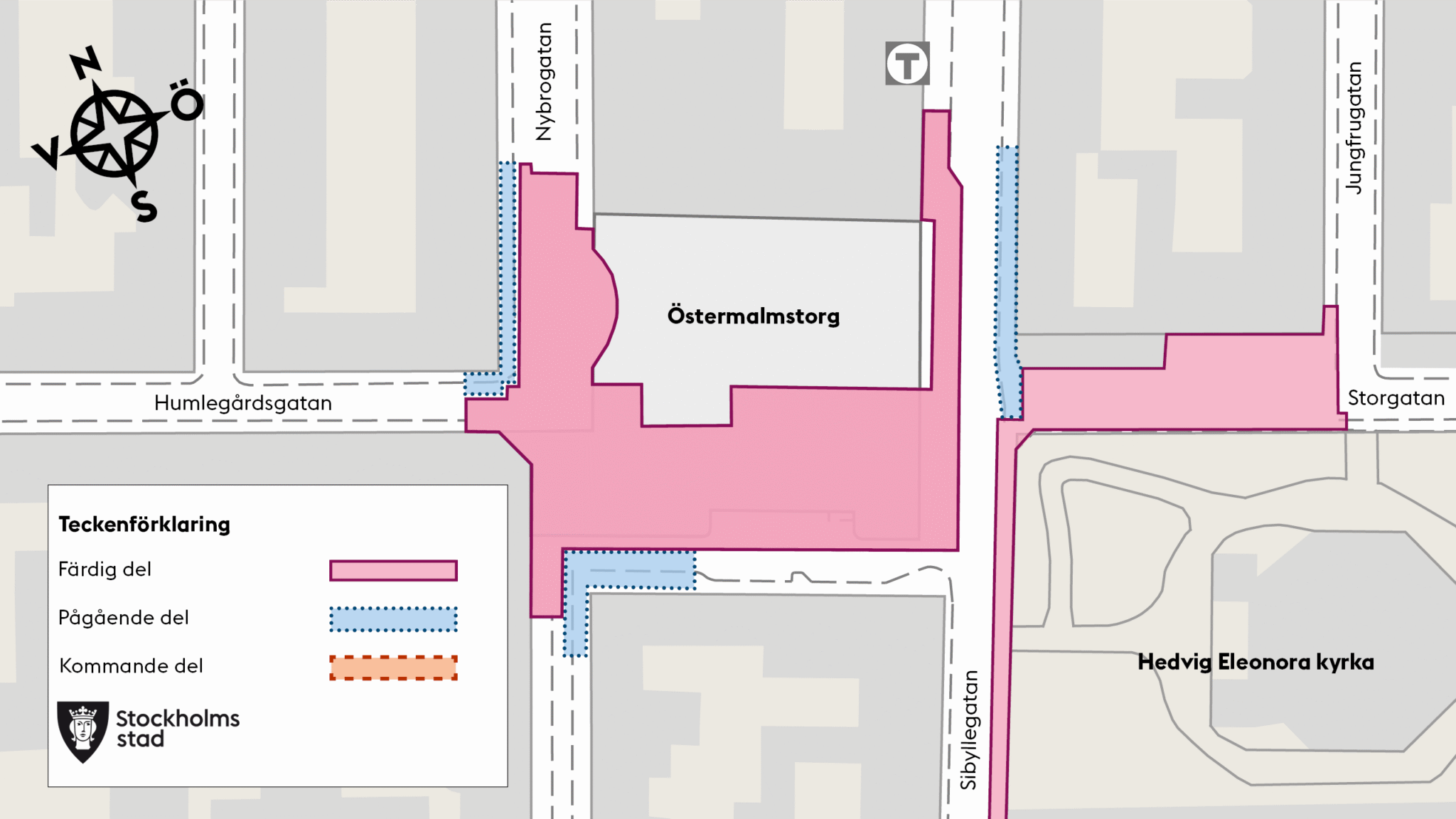 Efter år av byggprojekt – nu rustas Östermalmstorg upp permanent ...